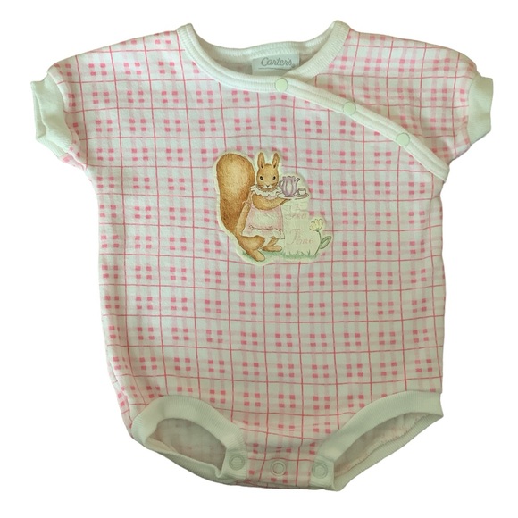 Carter's | One Pieces | Vtg Easter Bunny Rabbit Bodysuit Onesie Carters ...